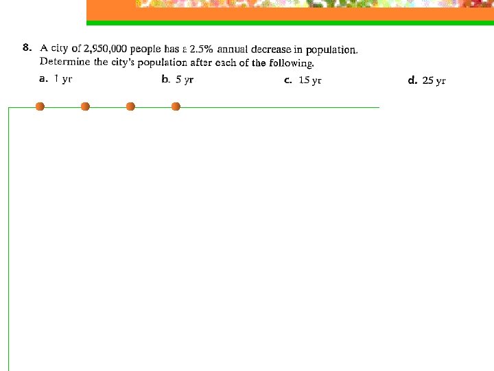 Warm Up Homework Exponential Growth Decay Worksheet WarmUp