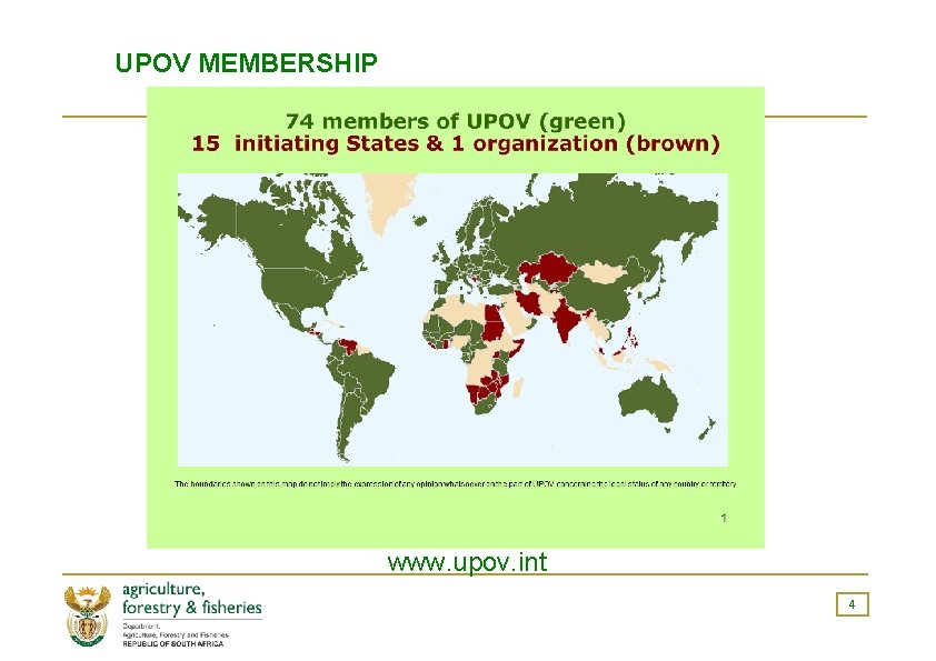 BRIEFING BY THE DEPARTMENT OF AGRICULTURE FORESTRY AND