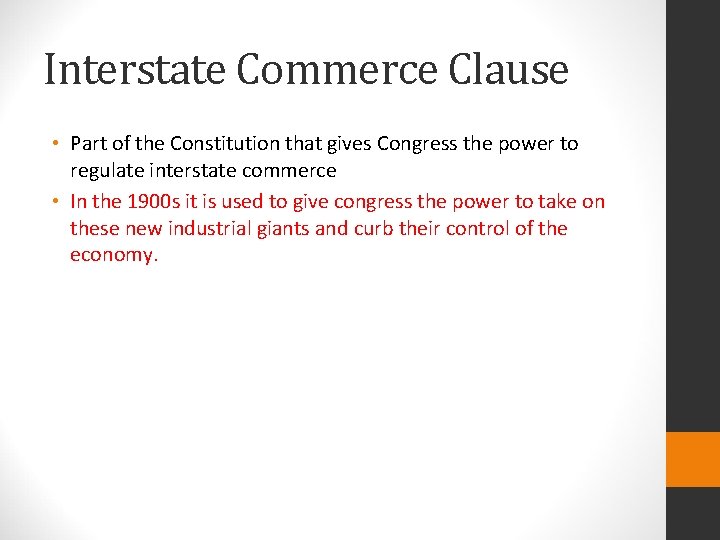 Expansion of Industry The Rise of Big Business