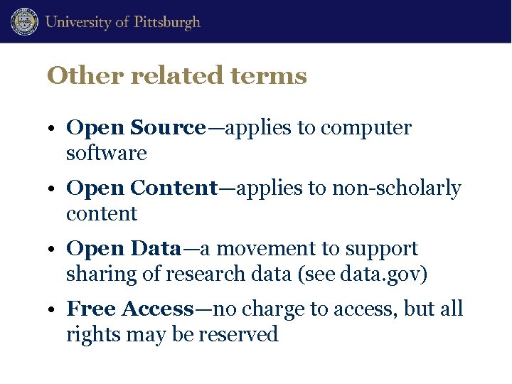 Open Access Week at the University of Pittsburgh