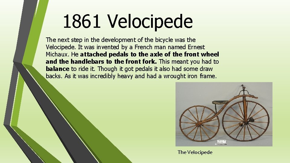 The History of Cycling in Canada The bicycle