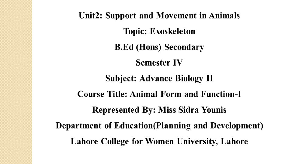 INTRODUCTION An exoskeleton is an external skeleton that