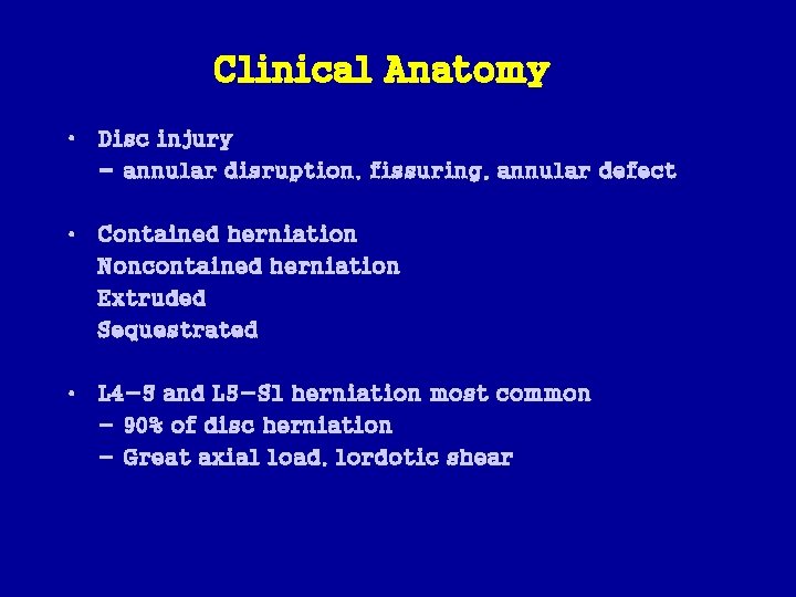 Lumbar Disc Herniation and Radiculopathy KS Hospital Spine