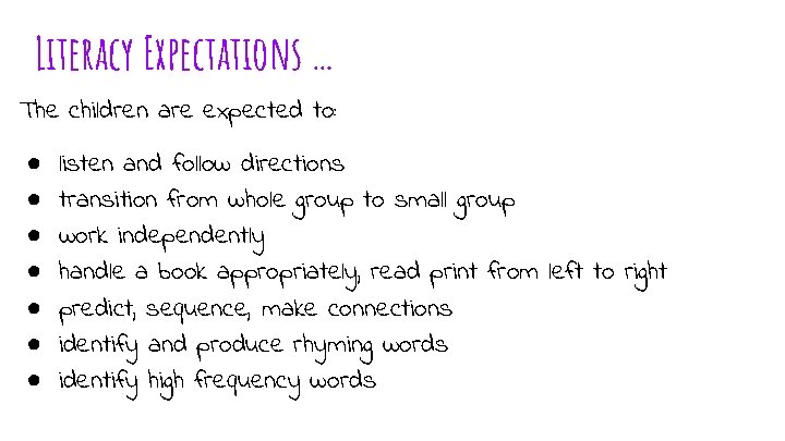 Welcome to Kindergarten All I need to know