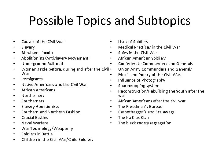 The American Civil War Causes Conflicts and Consequences