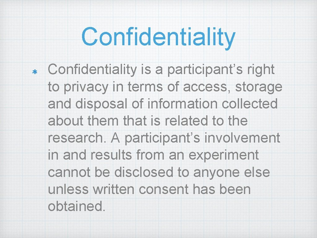 Research and Reporting To start Remember this experiment