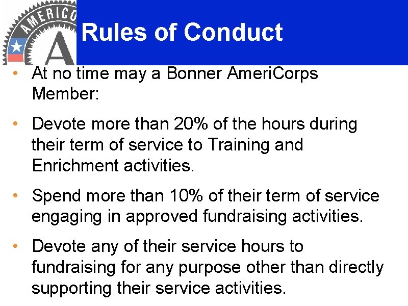 Bonner Ameri Corps 101 What is Ameri Corps