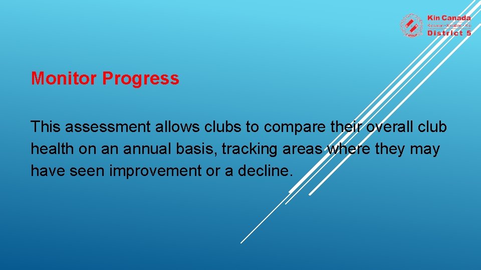 CLUB HEALTH ASSESSMENT THE A Tool for Building