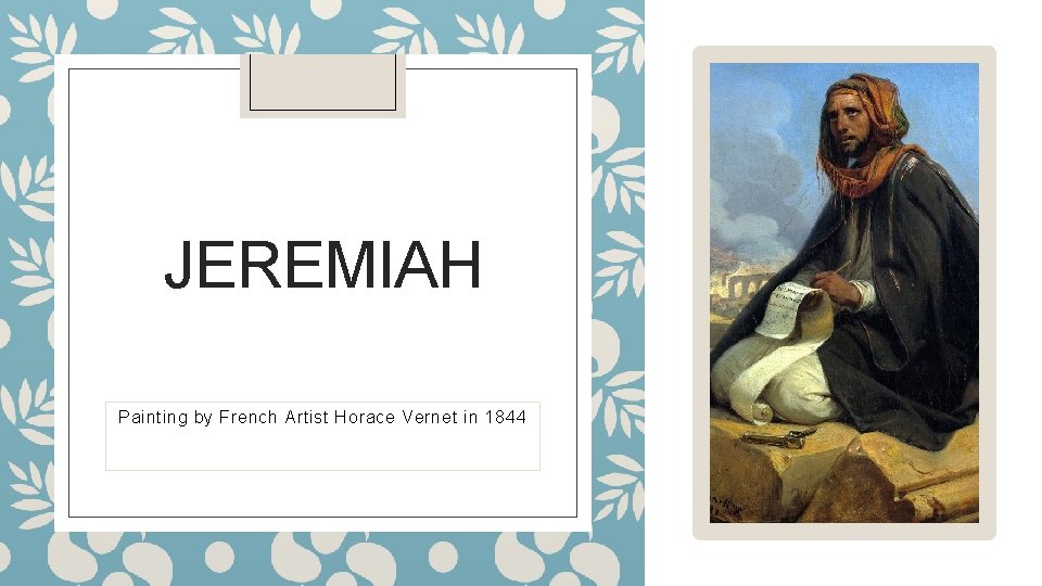 JEREMIAH AND AMOS Courtney Roberts and Tara Van