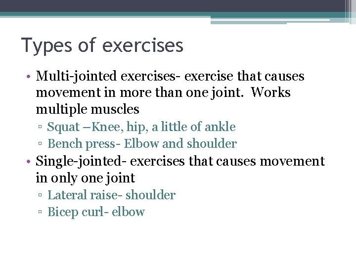 Basics of Muscular Training What is resistance training