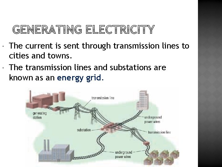 Lesson 12 November 25 th 2010 The electricity