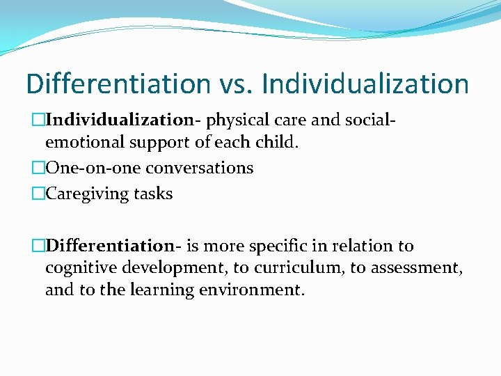 Everyday Differentiation How Administrators Support Differentiation of ...
