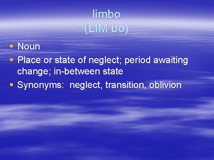 Vocabulary Unit 3 chimerical kuh MER ih kul