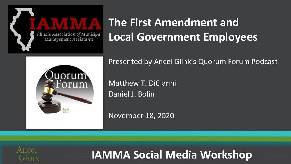 The First Amendment and Local Government Employees Presented