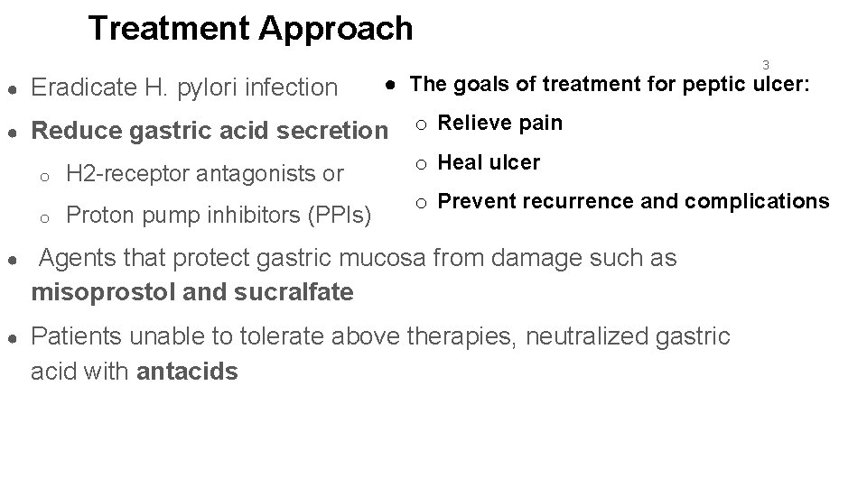 Drugs For Peptic Ulcer Disease PUD Peptic ulcers