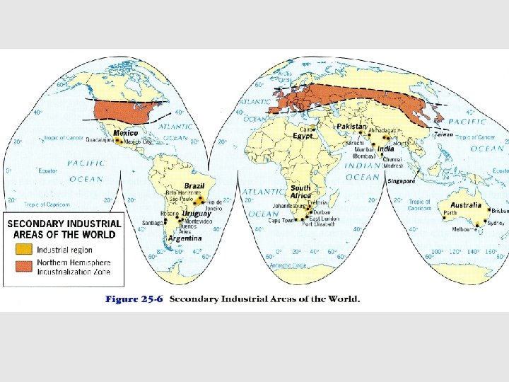 The Global Distribution of Industry A Bulkgaining Industries