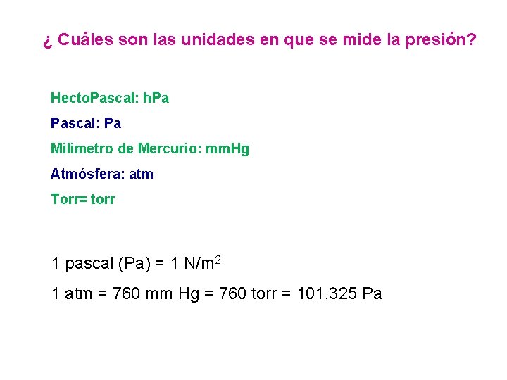OBJETIVO Diferenciar entre la presin y fuerza Relacionar