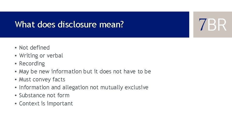 Whistleblowing Claims Dr Gregory Burke Why should you