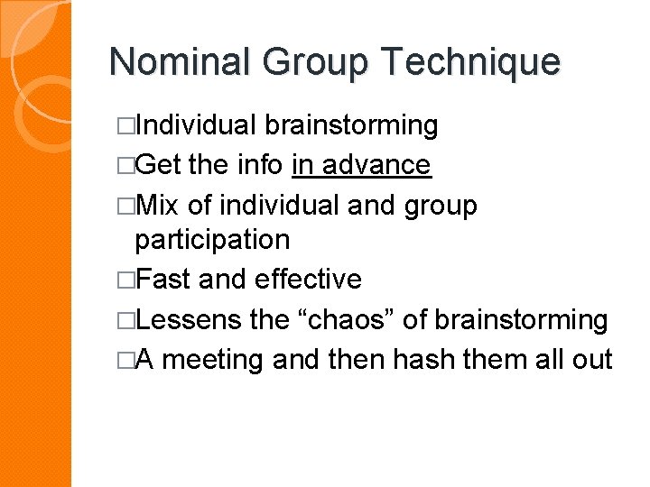 Risk Identification Techniques Interview with SMEs Brainstorming Delphi
