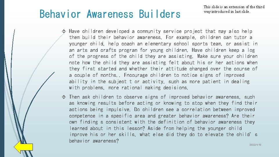 Children Behaviors and Awareness Early Childhood Education Children