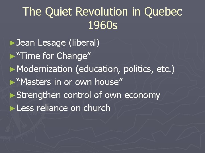 Chapter 8 What is it to be Canadian