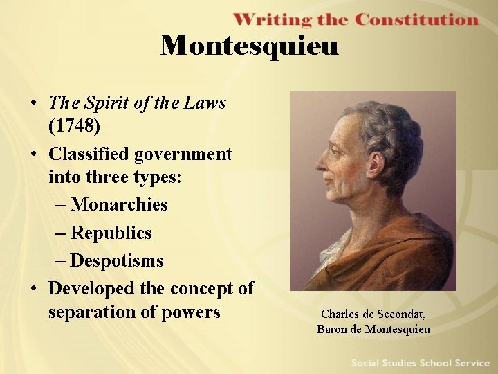 Influences on the Constitution Foundations Greece and Rome