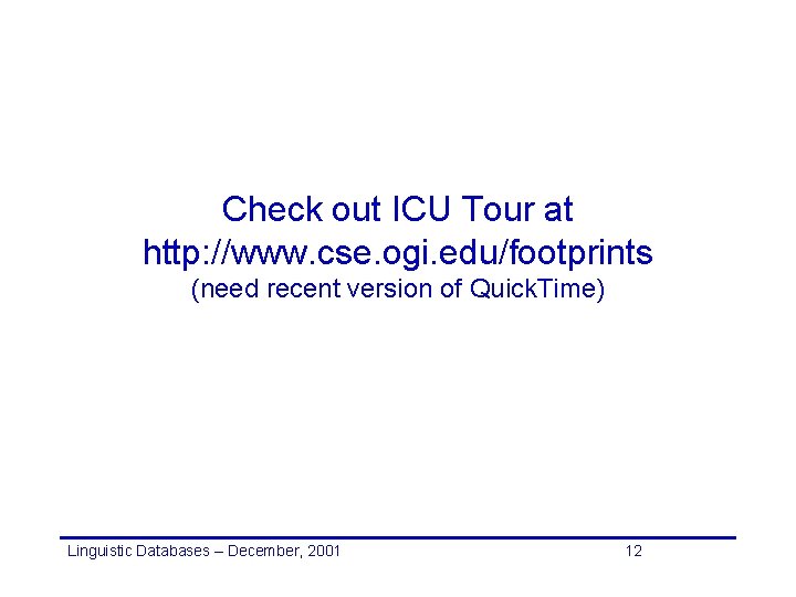 An Architecture for Superimposed Information David Maier OGI