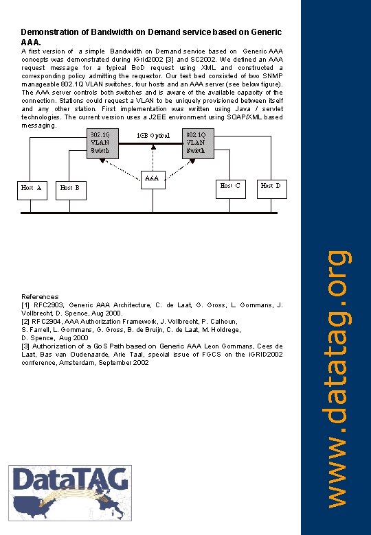 Generic AAA based provisioning of Network Elements The