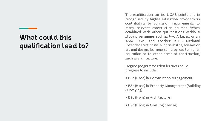 Construction and the Built Environment Conwy Linc Construction