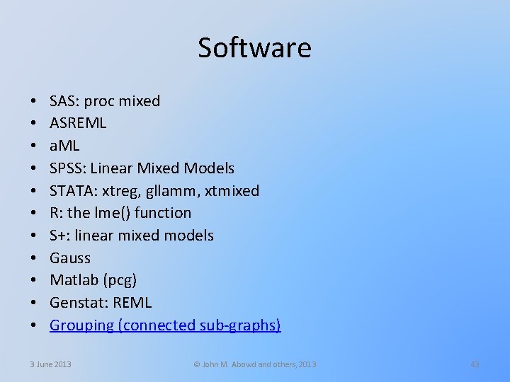 Asreml r ace model - chargefecol