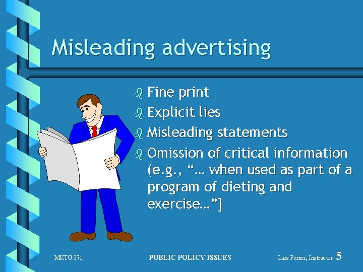 PUBLIC POLICY b Marketing to children concerns b