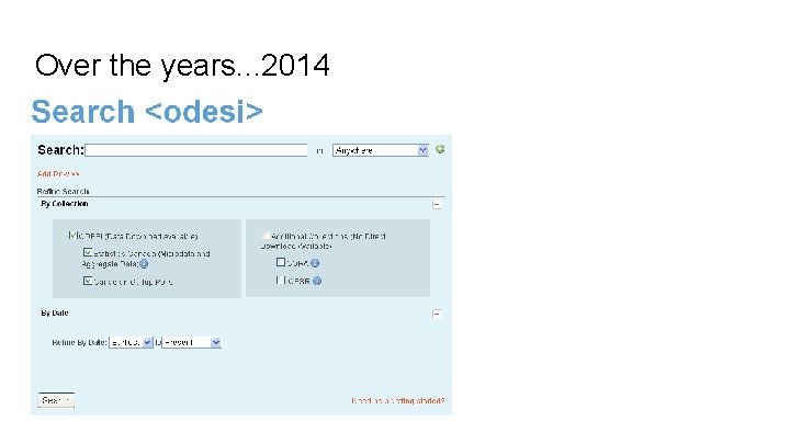 ODESI Reflecting on 10 years of collaboration in