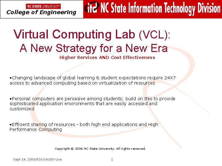 NC State University NC State College of Engineering