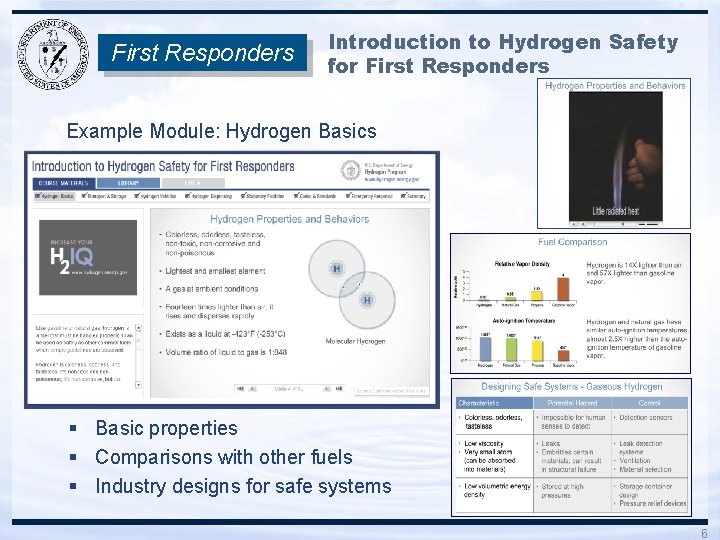 Building Public Safety Consensus The DOE Hydrogen Program