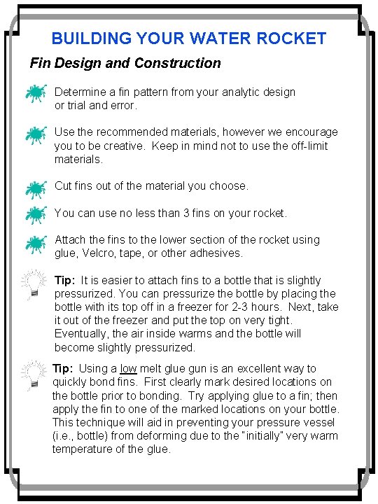 How To Build A Water Rocket DESIGN AND