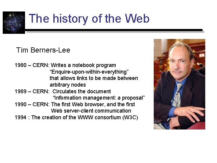 Information Networks The Web Graph Lecture 6 The