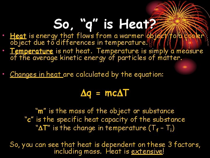 Energy and Changes in Matter Preassessment What do