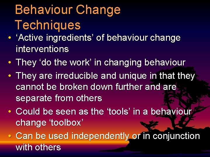 Changing Behaviour Using SelfDetermination Theory An Organized ...