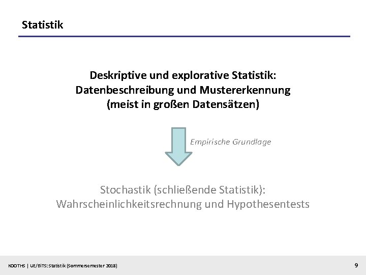 Statistik Prof Dr Stefan Kooths UEBi TS Berlin