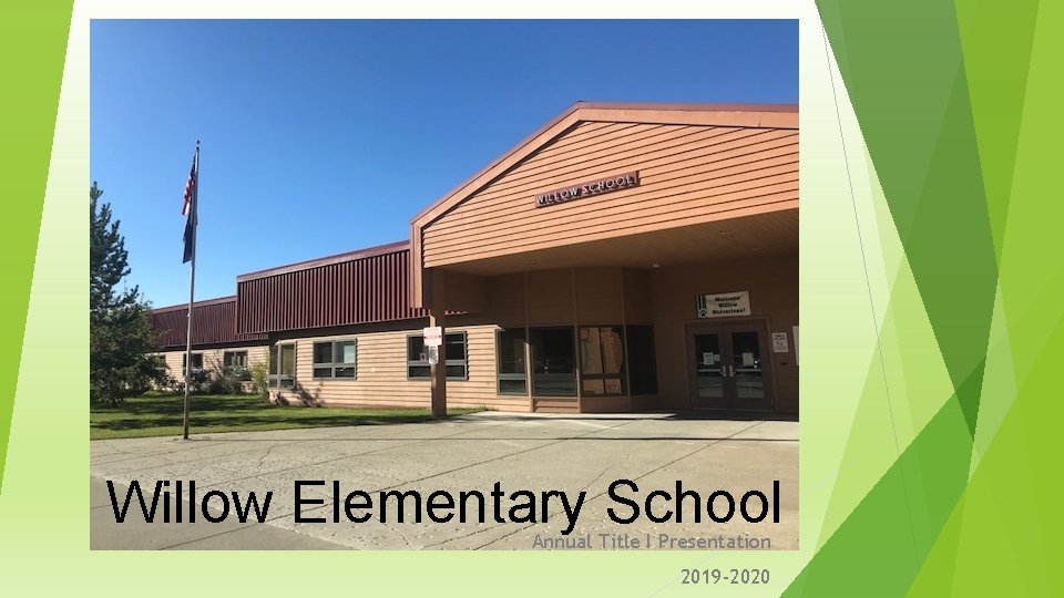 Willow Elementary School Annual Title I Presentation 2019