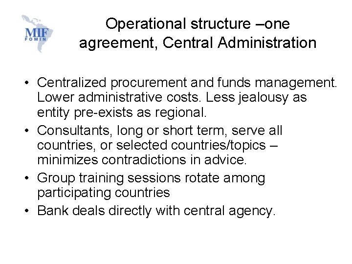 regional projects role results and challenges for supervision