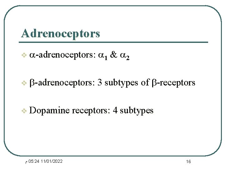 Pharmacology of Sympathetic Nervous System Adrenergic Agonists Dr