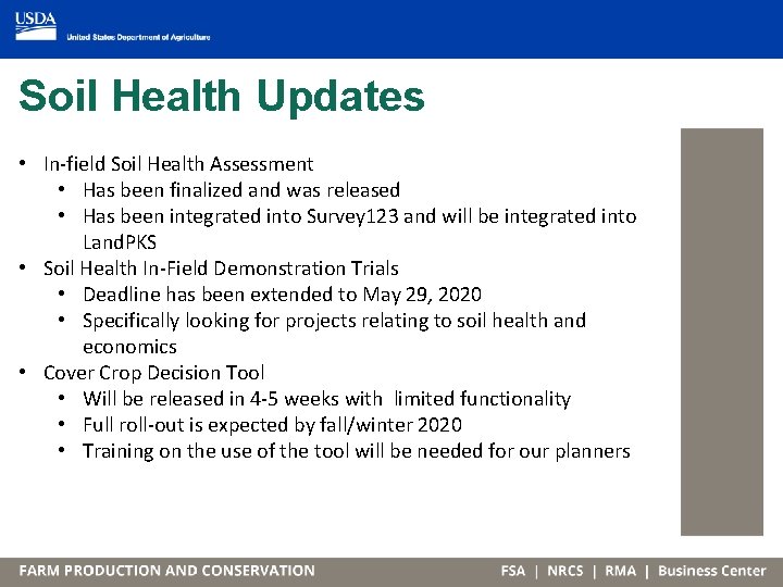 Soil Health Activities Kaitlin Farbotnik NRCS Soil Health