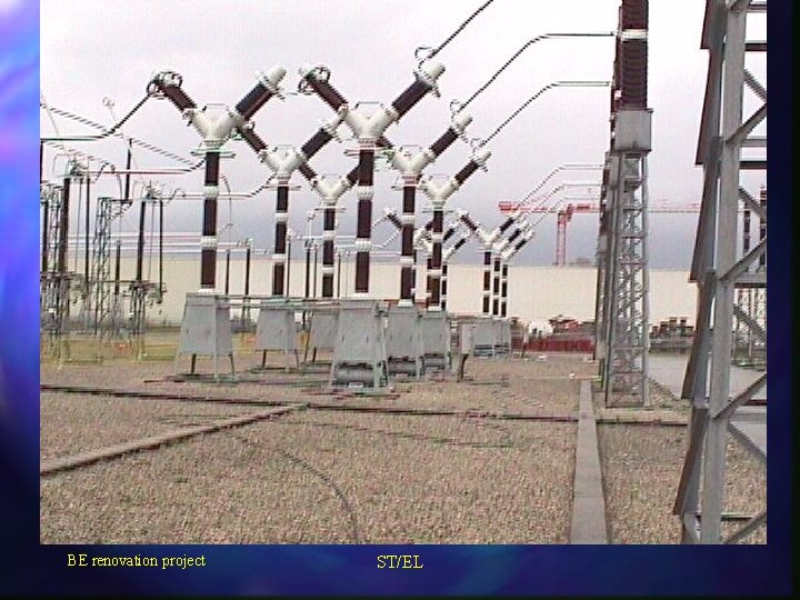 Installed Power at the BE substation LEP feeding