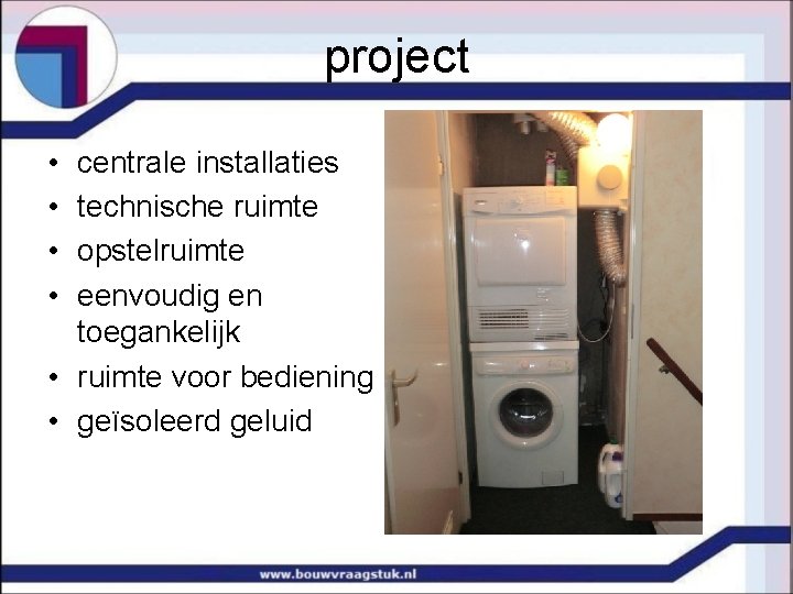 project project dimensionering vermogen installatie ruimtebehoefte ...