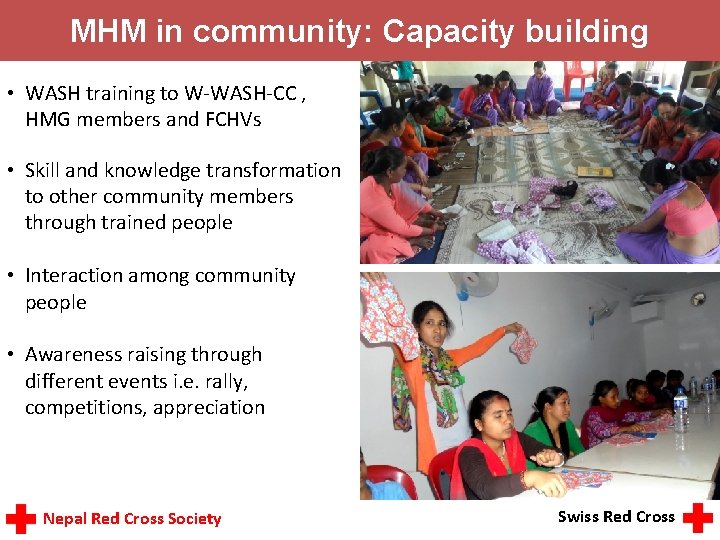 Menstrual Hygiene Management MHM in Community and School