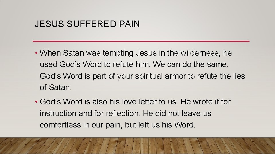 WHY AM I IN PAIN WITH BISHOP RONALD