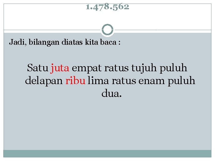 Mengenal nama dan lambang bilangan CONTOH NAMA BILANGAN