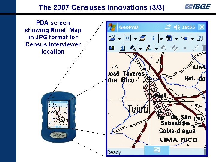 Integration of satelliteaerial images and GPS for field