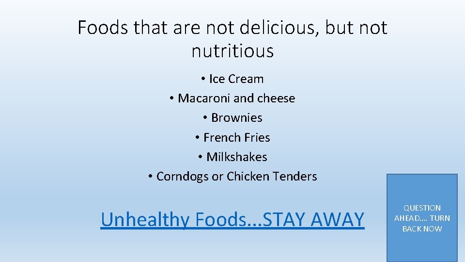 Nutrition and Food how much do we know